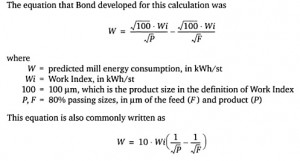 Bond Impact Crushing Work Index -Procedure and Table of Crushability