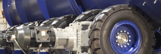 Rubber Tire Driven Ball Mill -Grinding Mill on Rollers