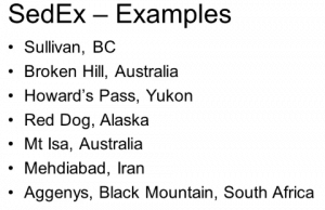 SEDEX Sedimentary Exhalative Ore Deposits