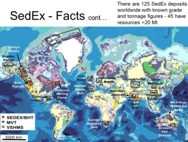 SEDEX Sedimentary Exhalative Ore Deposits