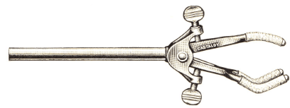 Iron Clamp Laboratory Apparatus Drawing