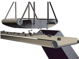 Belt Conveyor Weightometer - Electromagnet and Metal Detector