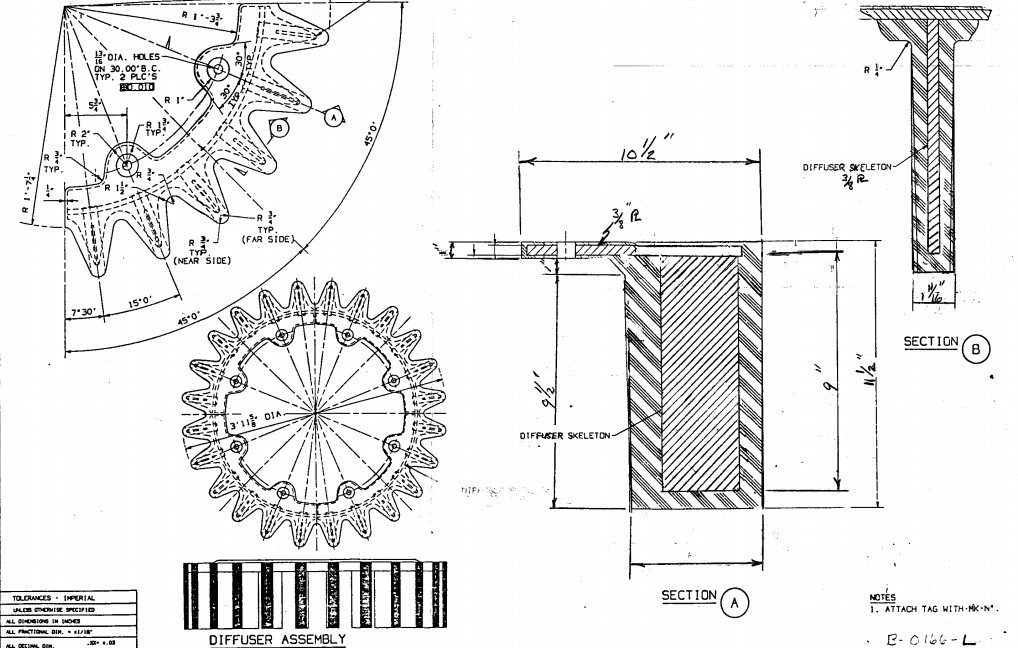 DR-300 Flotation Agitator Mechanism Drawings