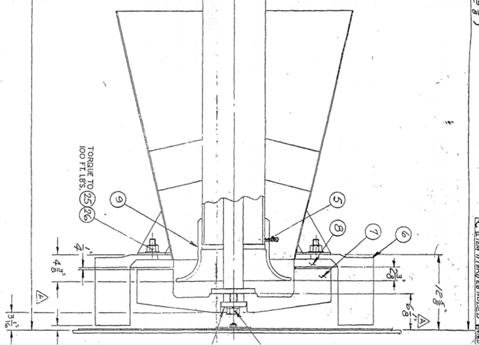 DR-300 Flotation Agitator Mechanism Drawings