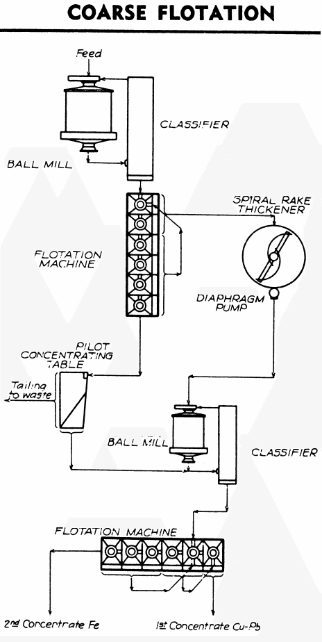 Coarse Flotation with Gravity & Regrind Circuit