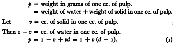 Pulp Formulas & Metallurgical Formulas