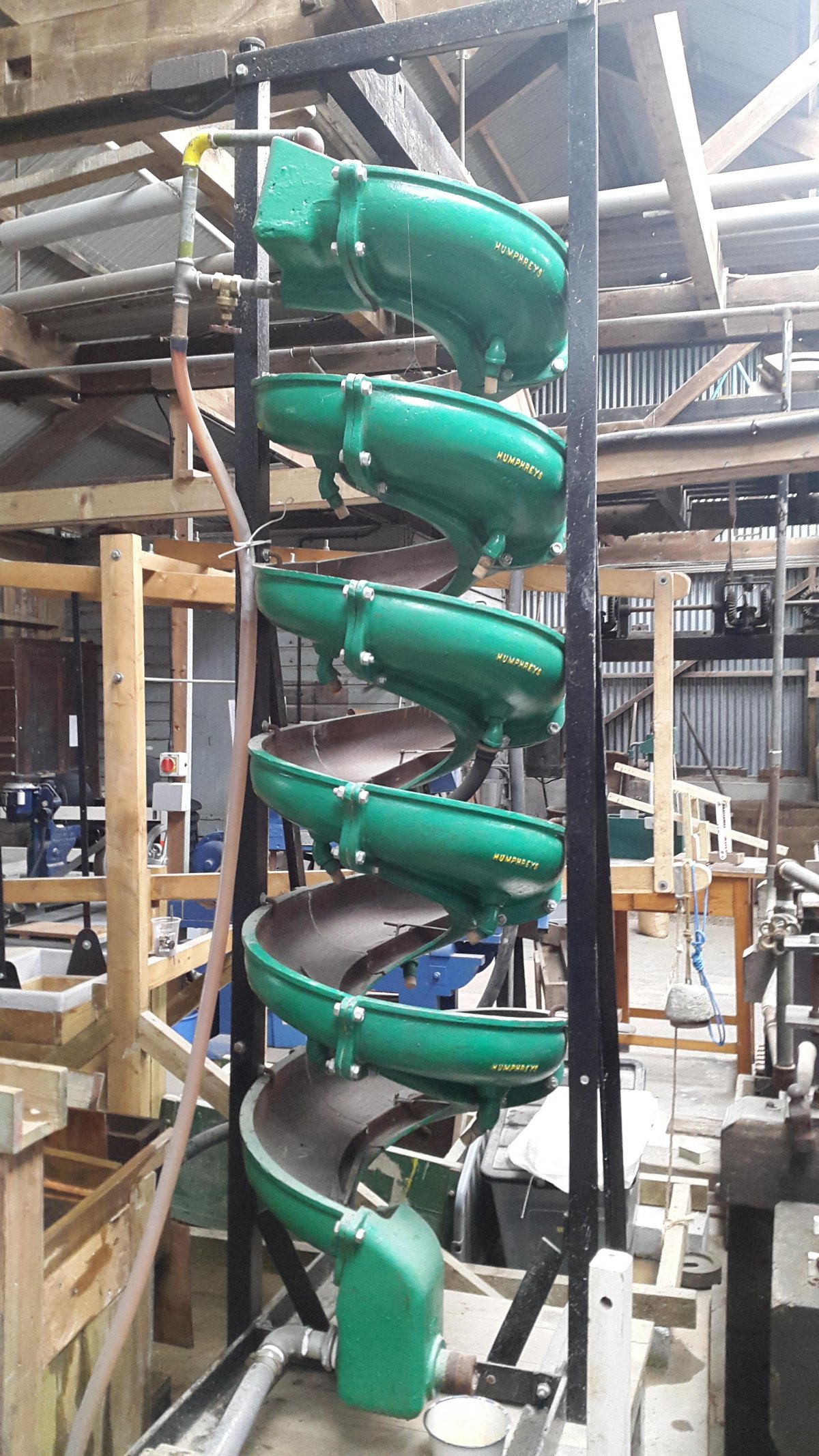 Gravity Spiral Concentrator Working Principle