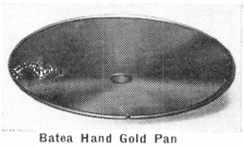 Vanning Plaque Laboratory Pan & Hand Gold Pans