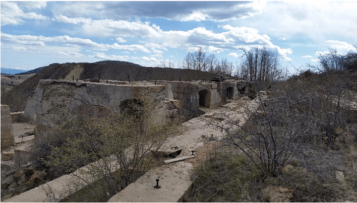 The Independence Mine Mill Ruins