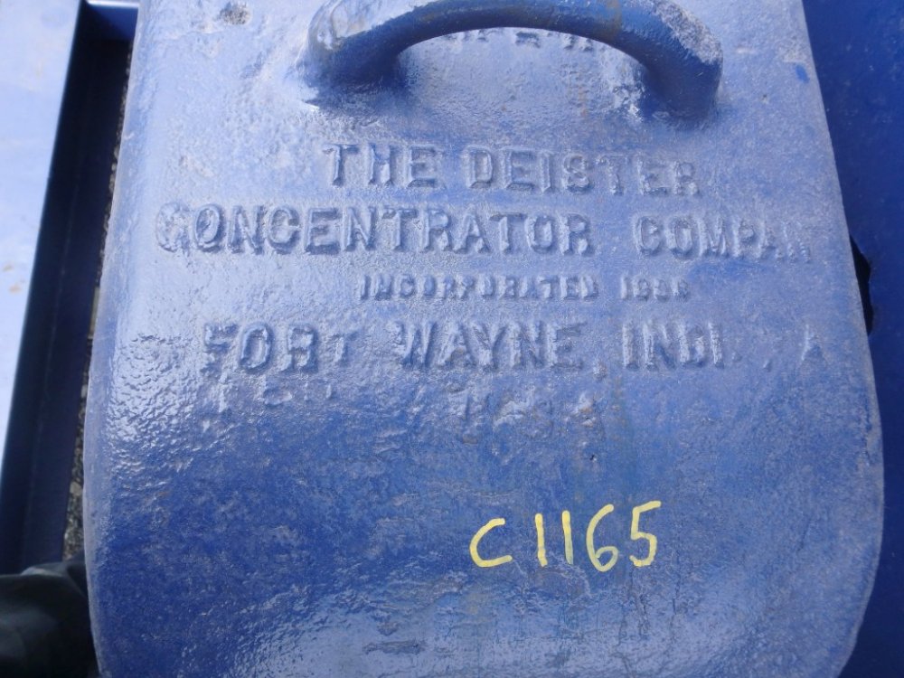 Deister Concentrating Table