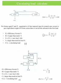 Measure and Determine the Circulating Load in a Crushing Circuit