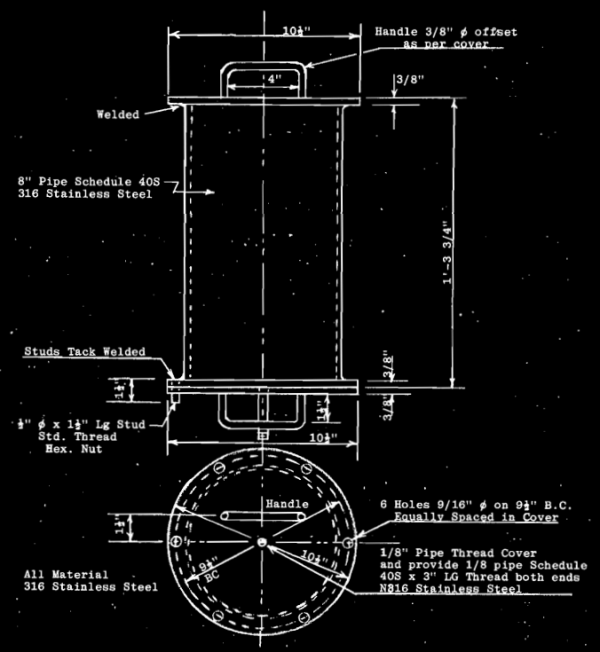 DIY Ball Mill Plans - Homemade Rod Mill Drawing