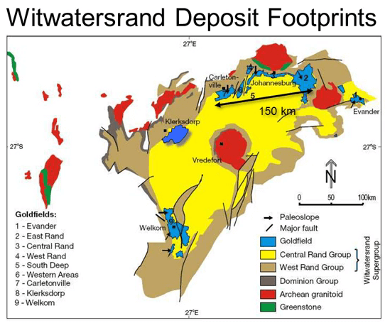Witwatersrand Gold Deposits