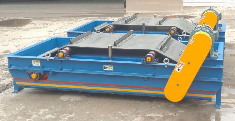 Self Cleaning Cross Belt Magnetic Separator
