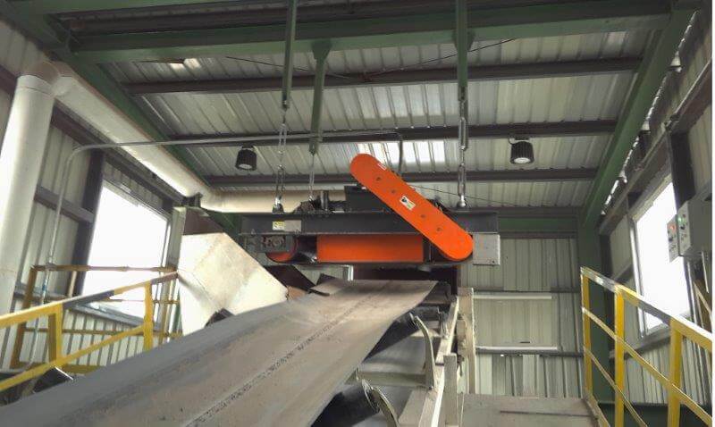 Self Cleaning Cross Belt Magnetic Separator