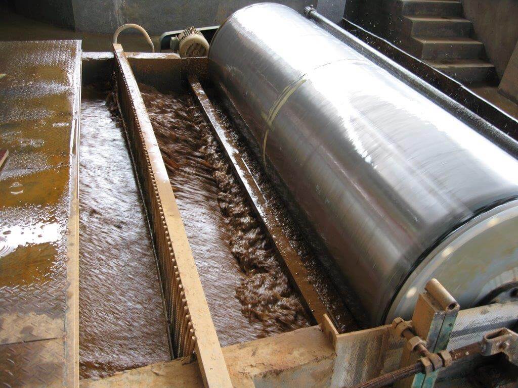 Wet Magnetic Drum Separator