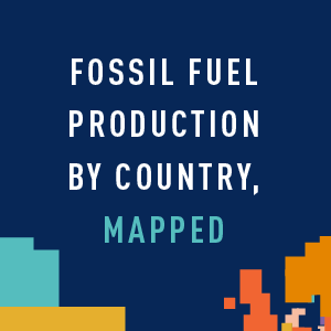 Fossil fuel production by country, mapped